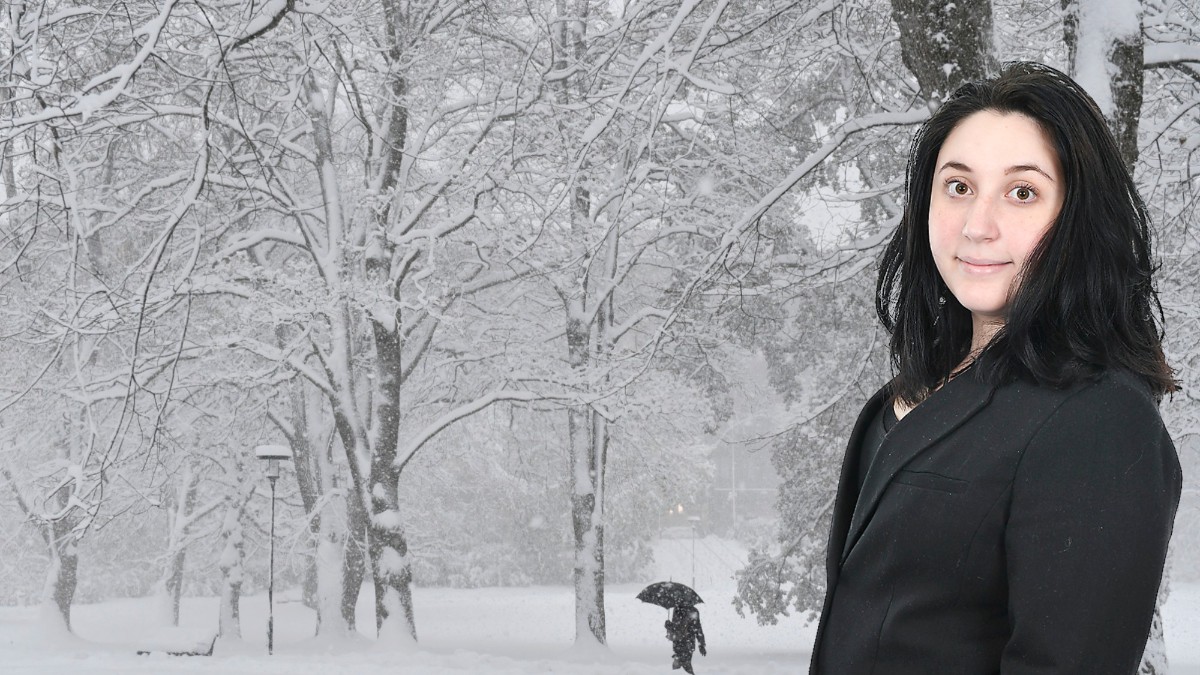 Alexandra Andersson: Äntligen har vi snö
