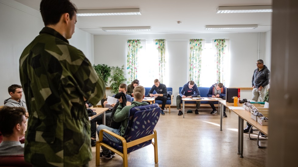 Rekryter intar Luftstridsskolan