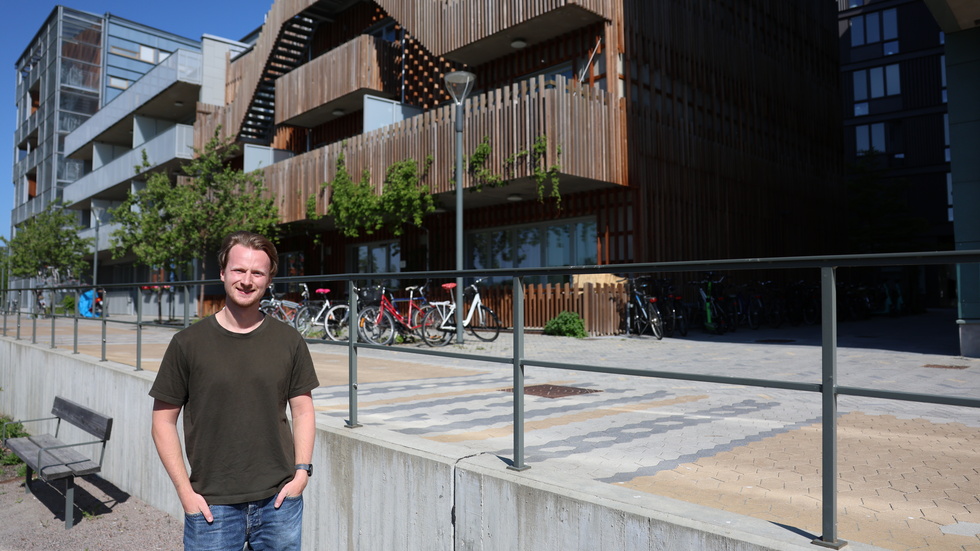 Jacob, 25, bor på Östergötlands dyraste gata: "Unikt område"