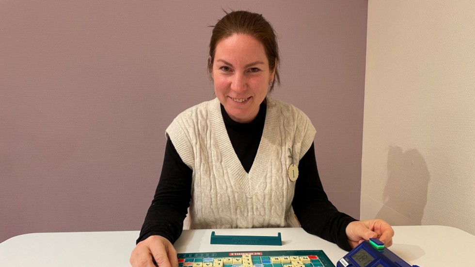 Emma, 47, är svensk mästare i Scrabble Det är hennes bästa ord ...