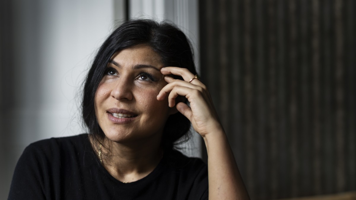 Bahar Pars uttryckte sitt stöd på röda mattan