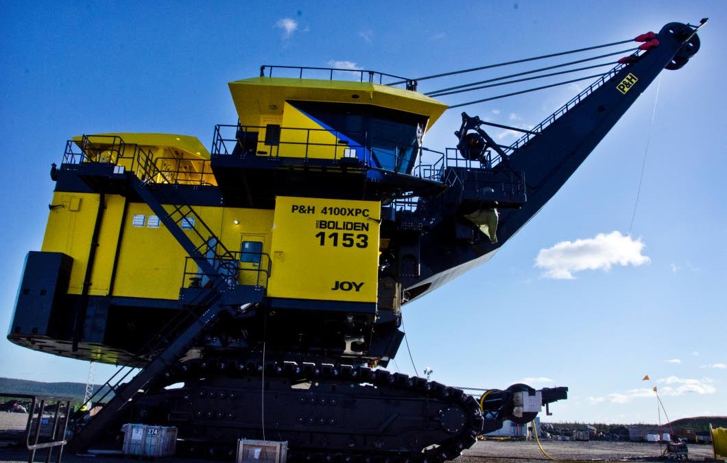 Aitik bygger Europas största grävmaskin