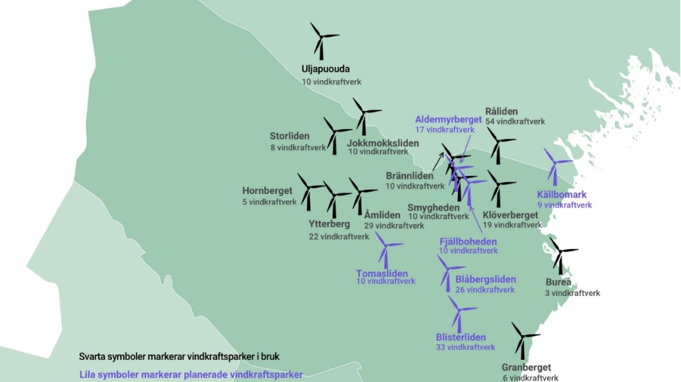Västerbottens vindkraft ökar: ”Finns flera fördelar”