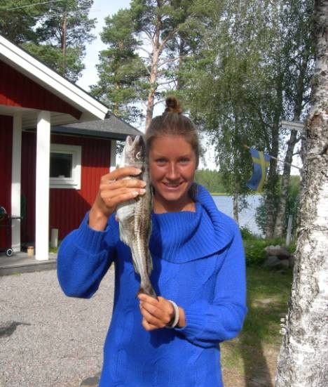 Ovanlig fiskfångst i Luleå skärgård