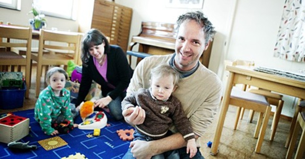 Knivstas pappor är bäst på pappaledighet