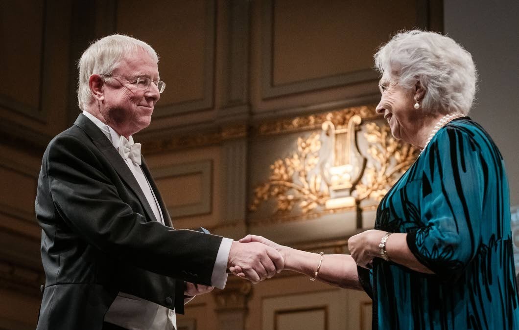 Robert Sund fick medalj