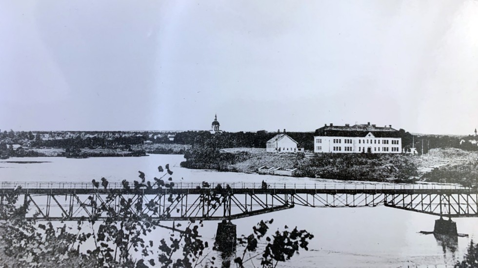 Den gamla bilden: Broar har alltid varit ett hett ämne i Skellefteå ...