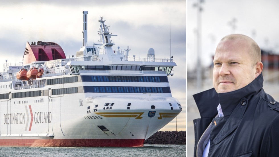 DG:s vd Marcus Risberg förklarar orsak bakom färjeproblemen • Kraftiga ...