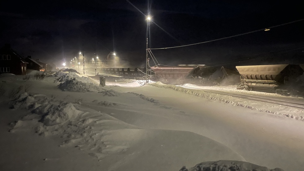Efter urspårning på Malmbanan: "Skador i järnvägsanläggningen"