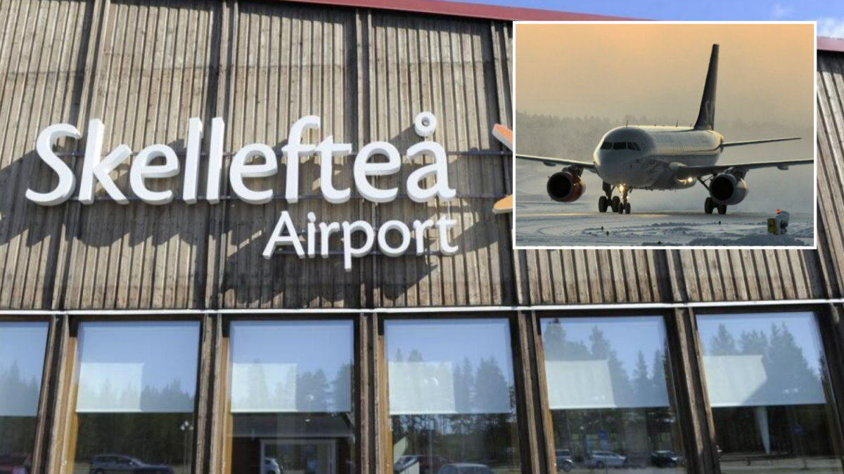 90-tal resenärer fast på Skellefteå Airport – efter tekniskt fel ...