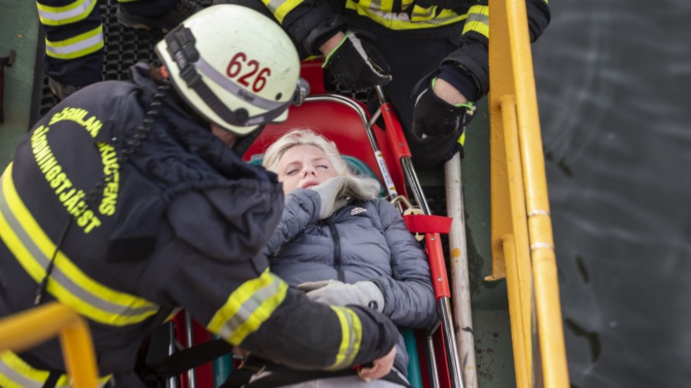 BILDEXTRA: De förberedde sig för svåra olyckan – med dramatisk övning ...