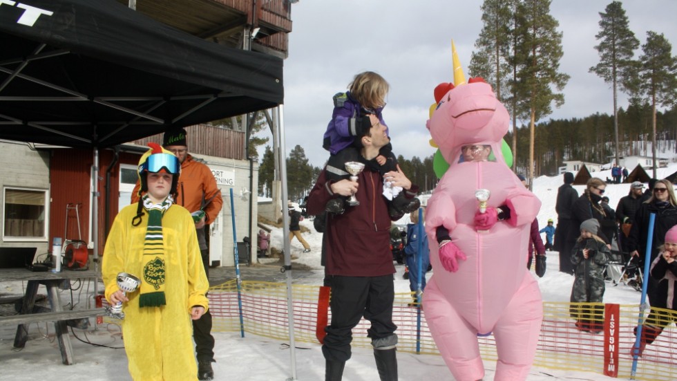 Galen tävling i Malå lockade rekordpublik