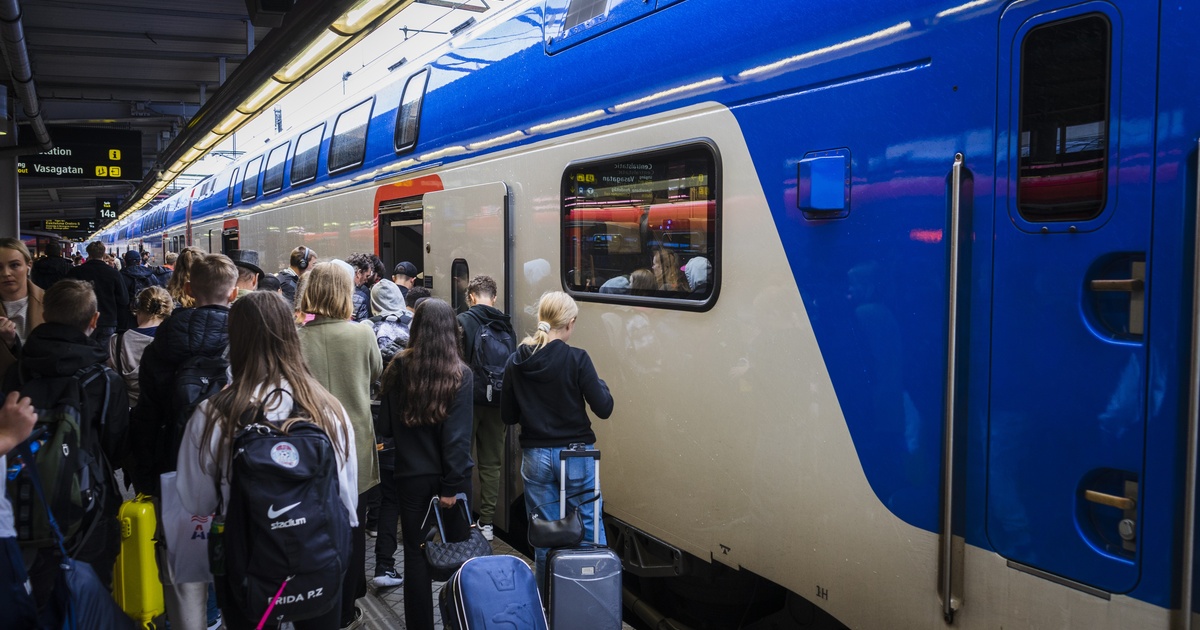 Tåg panikstoppades: "Stod som packade sillar"