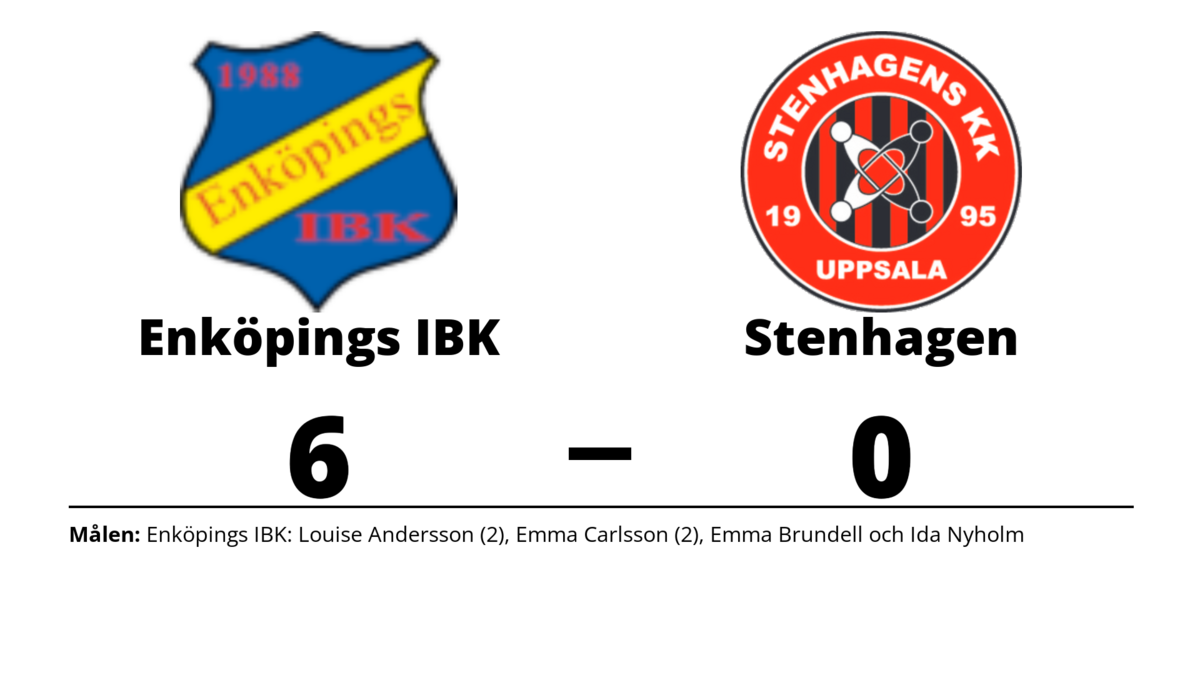 Stenhagen utklassat av Enköpings IBK borta