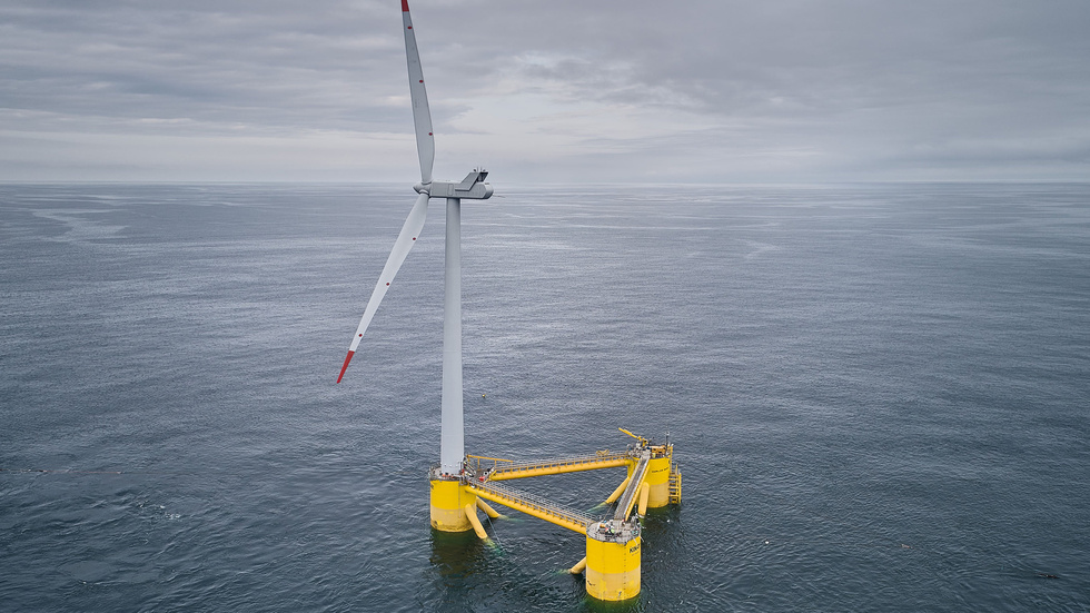 Tillstånd sökt för ny gigantisk vindkraftpark – flytande