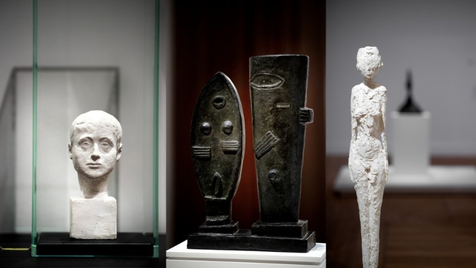 Bredare bild av ikoniske Giacometti