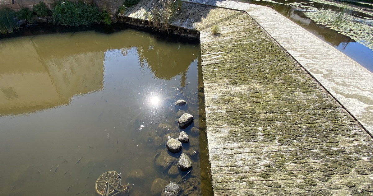 Vattnet försvann från fallet – här är orsaken