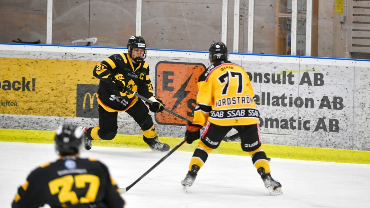 Nordlund gjorde hela fem poäng i landslagsmatch