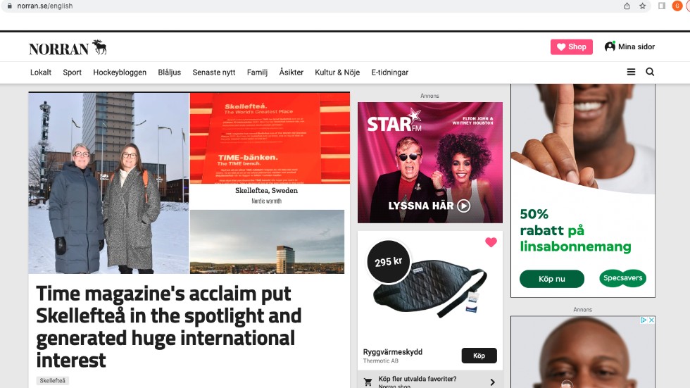 Norran starts new site in English: "To help Skellefteå's new residents feel welcome" • Employs ...