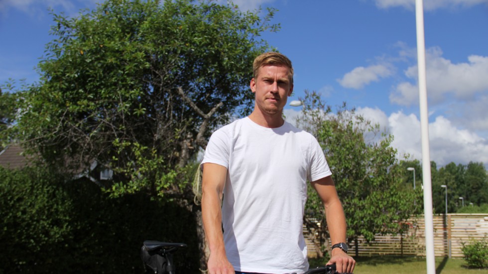 Mathias hoppade på kryckor i månader – testas nu av OS-mästaren