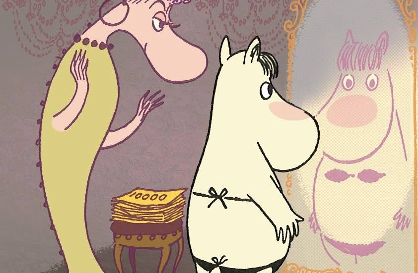 Stilfull Mumin på resa