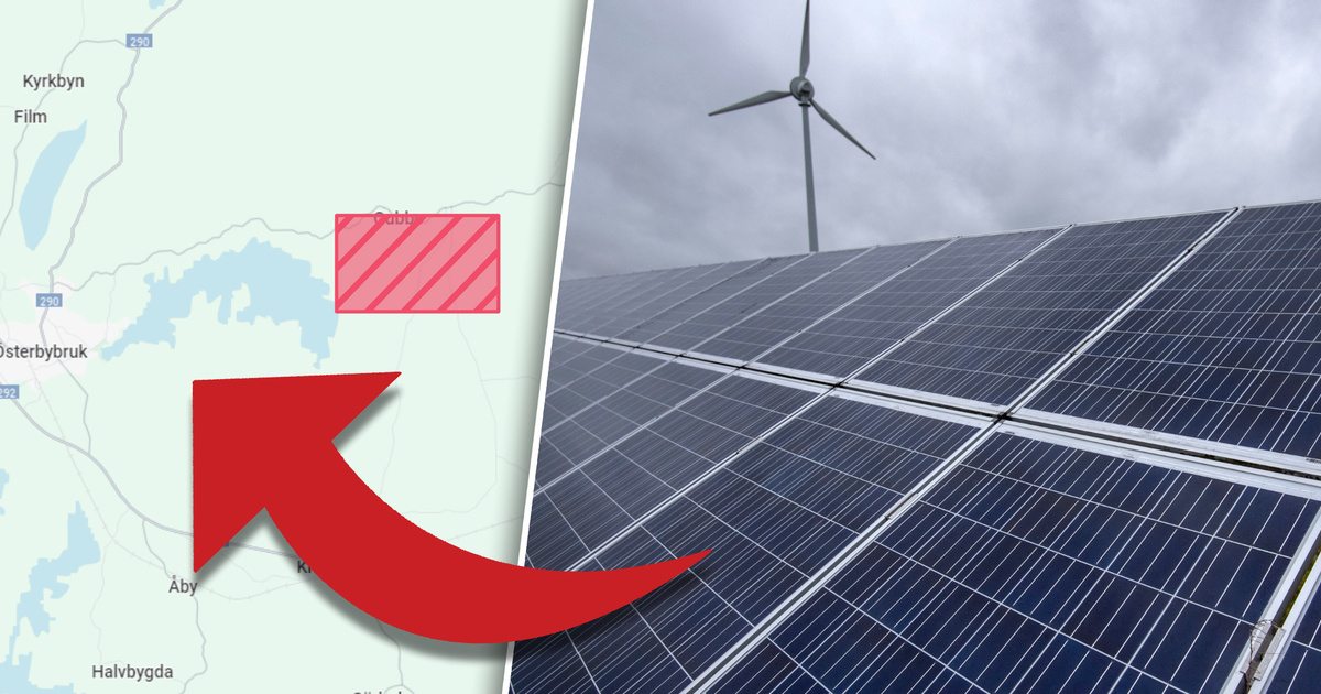Här byggs ny solcellspark – stor som 150 fotbollsplaner