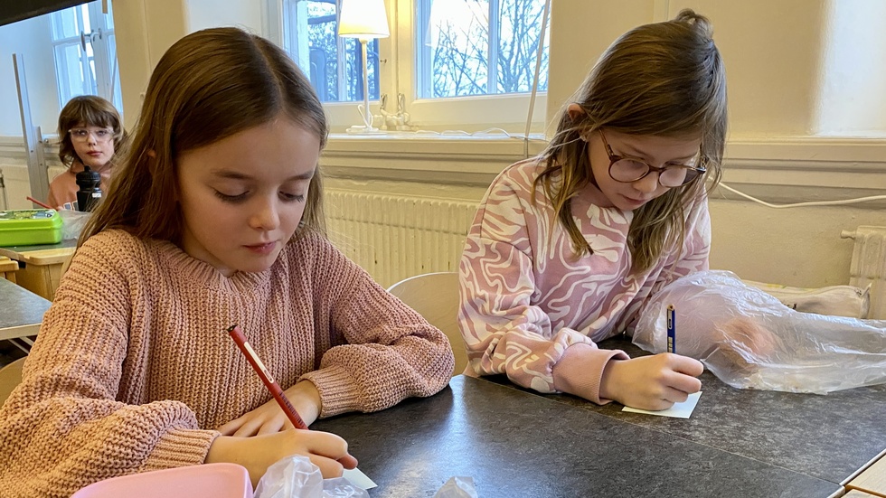 Här röstar barnen på vad nya skolan ska heta