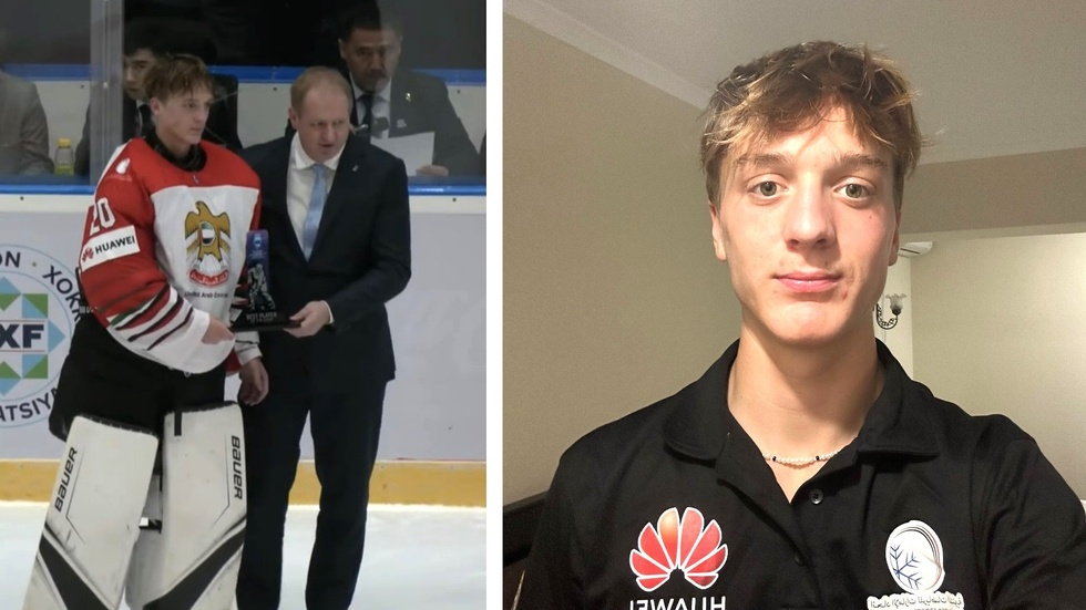 LHC-spelarens annorlunda äventyr – nu spelar han hockey i öknen