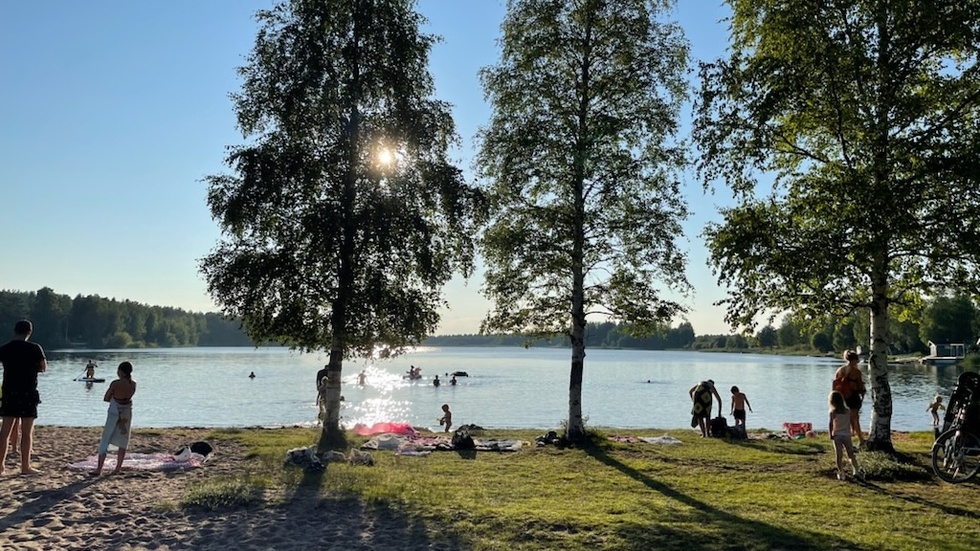 Läsarbild: Björkskatans badstrand