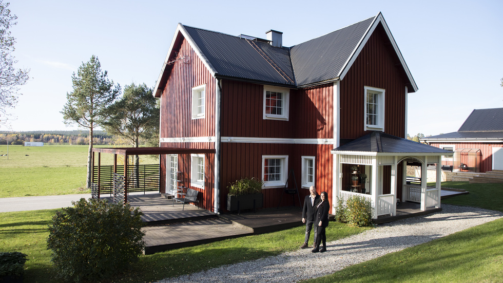 Galet och harmoniskt i det gamla posthuset i Ånäset