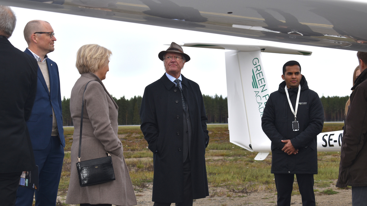 Kungen besökte Skellefteå – Norran rapporterade live