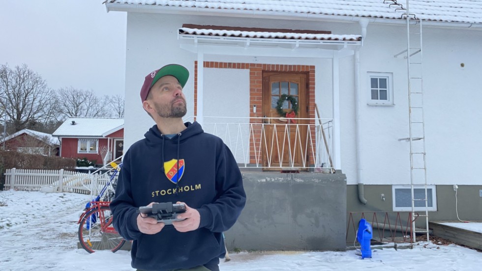 Åttabarnspappan Petter fotar, orienterar, bygger, fixar: "Inget är ...