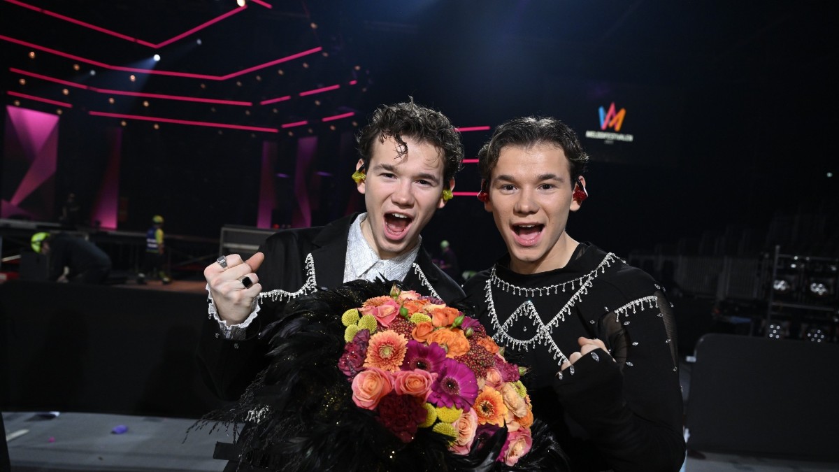 Norrmännen Marcus & Martinus uppträder i grannstaden