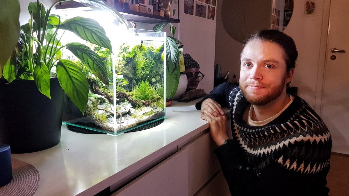 Daniel har ett akvarium utan fiskar: "Skulle vara rädd för att döda dem ...