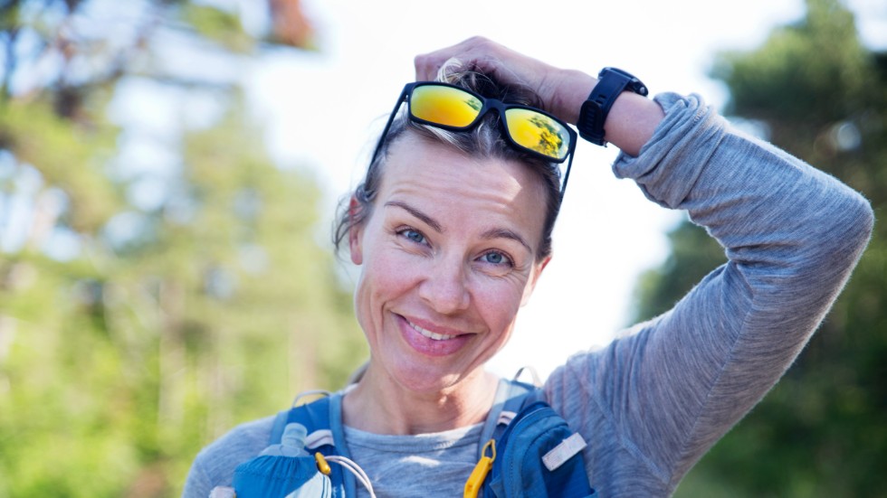 Ultralöparen Jenny Lindroth tog sig runt Gotland i det nya loppet