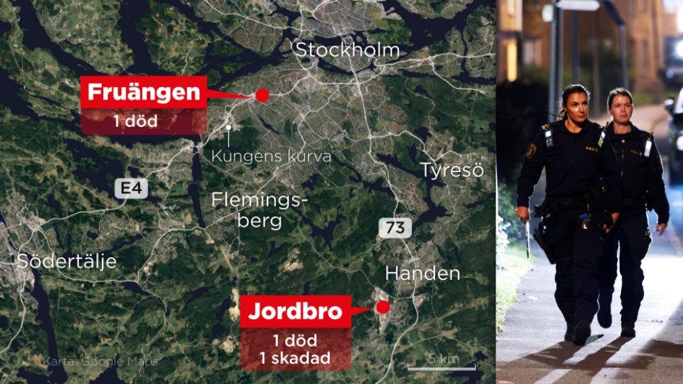 Bilkrock kopplas till dödsskjutning i Jordbro