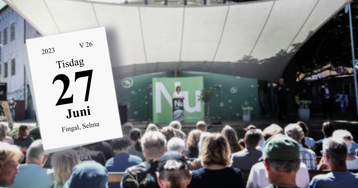 Tiderna för Almedalsveckan spikade • Partiernas halvdagar fördelade