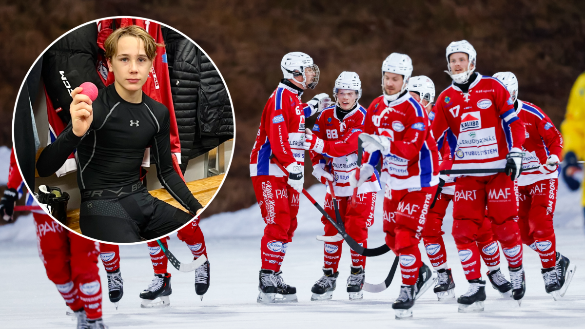 14-åring gjorde mål för Kalix Bandy – tränaren: "Det är sanslöst – han ...