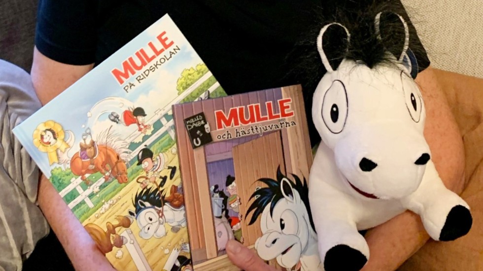 Seriefiguren Mulle fyller 50 • Skaparen Lena Furberg från Skellefteå om ...