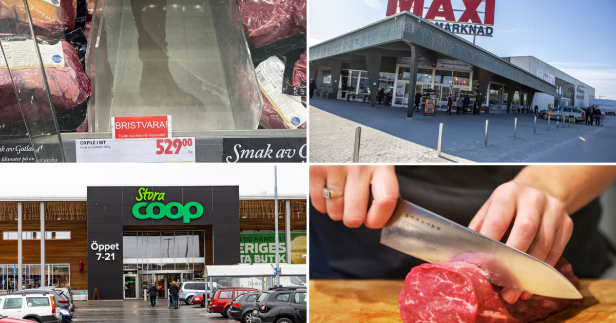 Rapporter om tomma hyllor – så är oxfiléläget inför nyårsafton