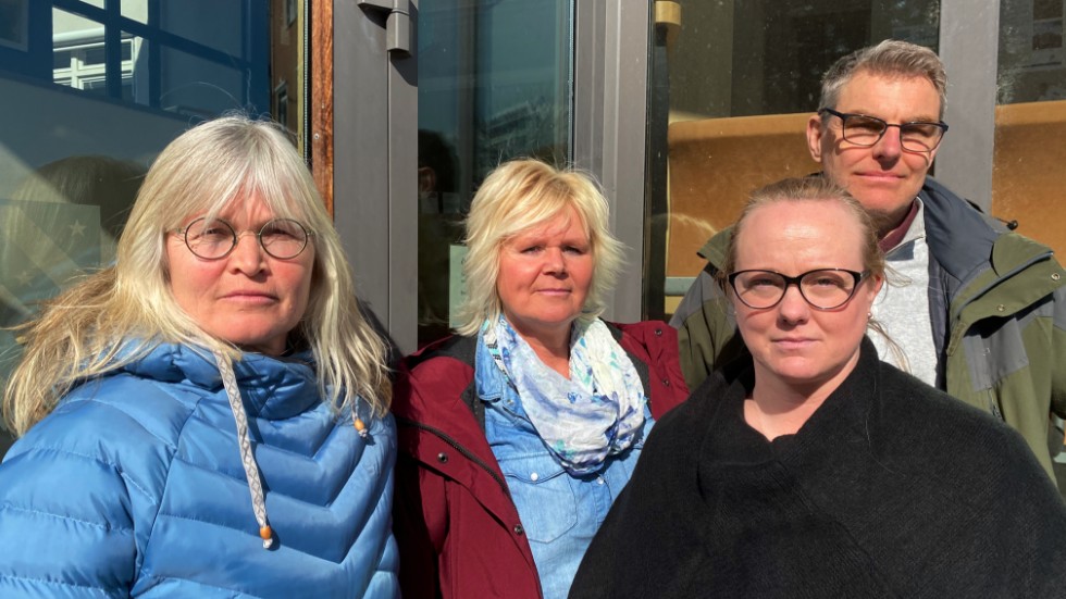 Personalen är trötta på bristerna i tillfälliga skolan