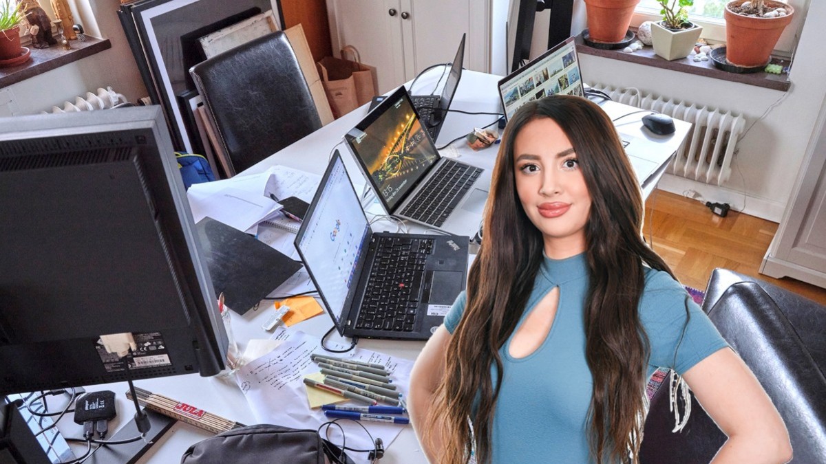 JASMINE SAID: Jasmine Said: Vardagsrummet blir kontor