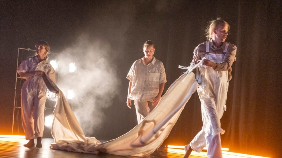 Lekfullt möte mellan dans och vävstol • "En upplevelse utöver det vanliga"