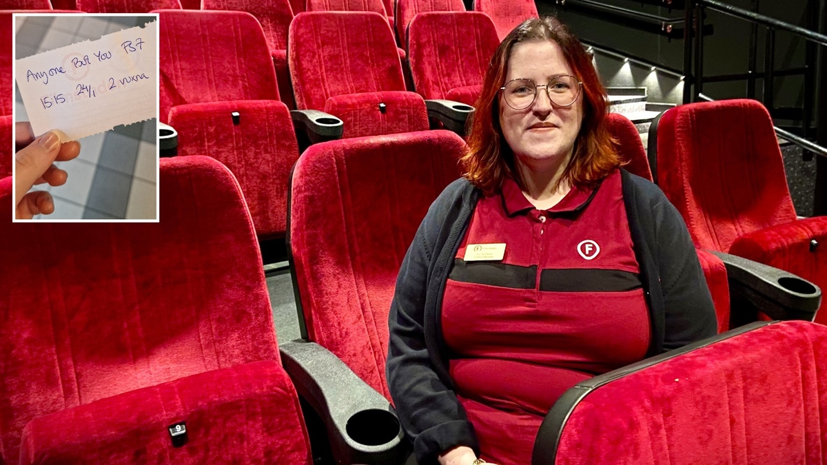 Filmstaden har gått över till handskrivna biobiljetter