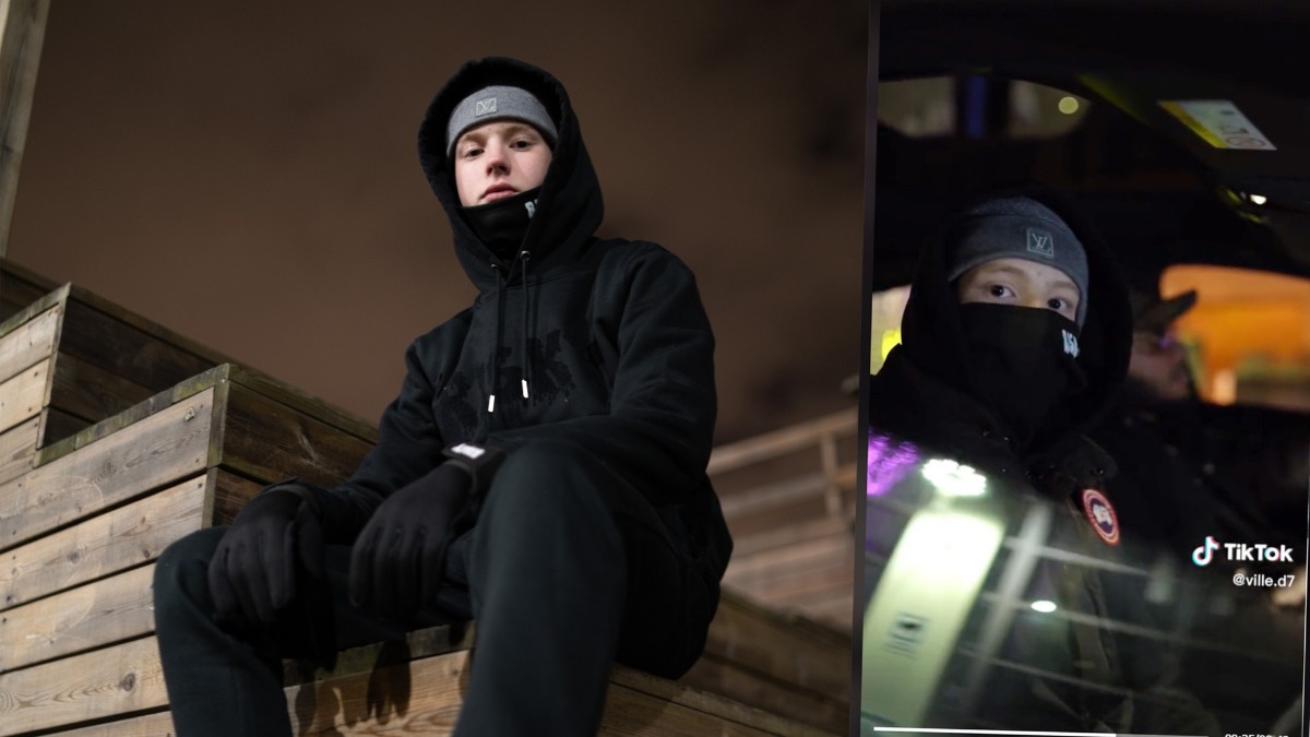 Omtalade Tiktok-rapparen debuterar inför publik i Kiruna • "När man ...