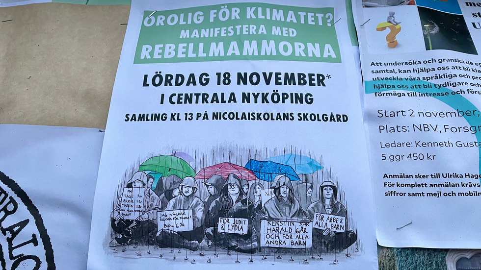 Rebellmammorna demonstrerar i Nyköping igen