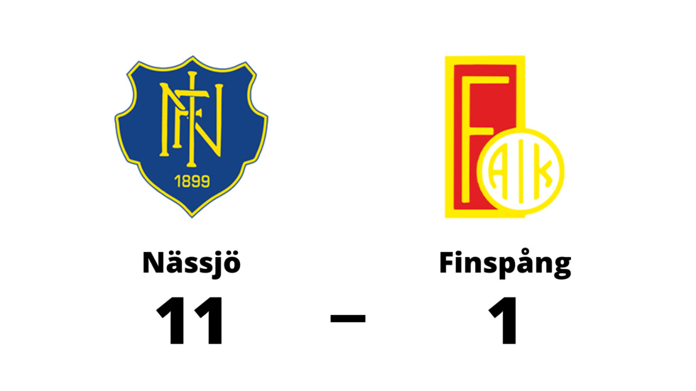 Målfest när Nässjö krossade Finspång