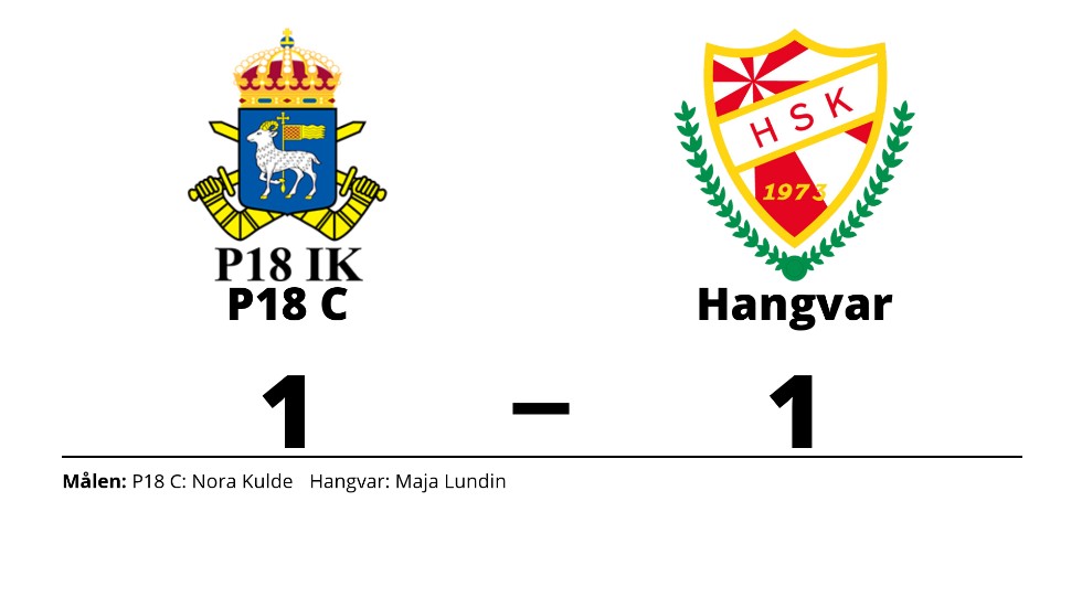 P18 C kryssade mot Hangvar