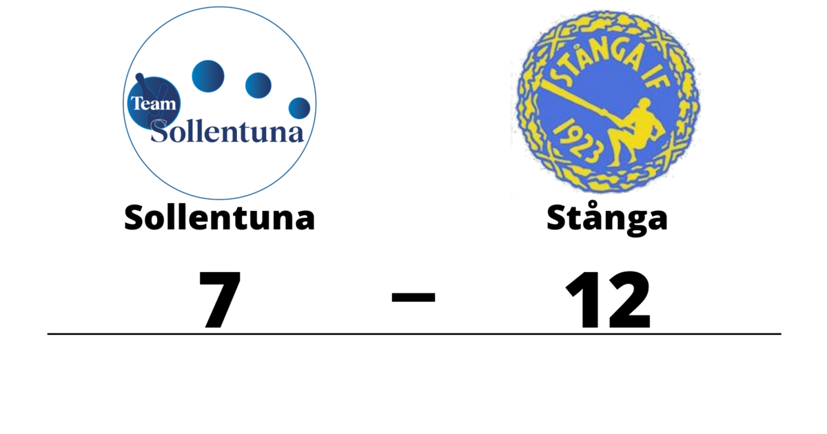 Stånga besegrade Sollentuna med 12-7