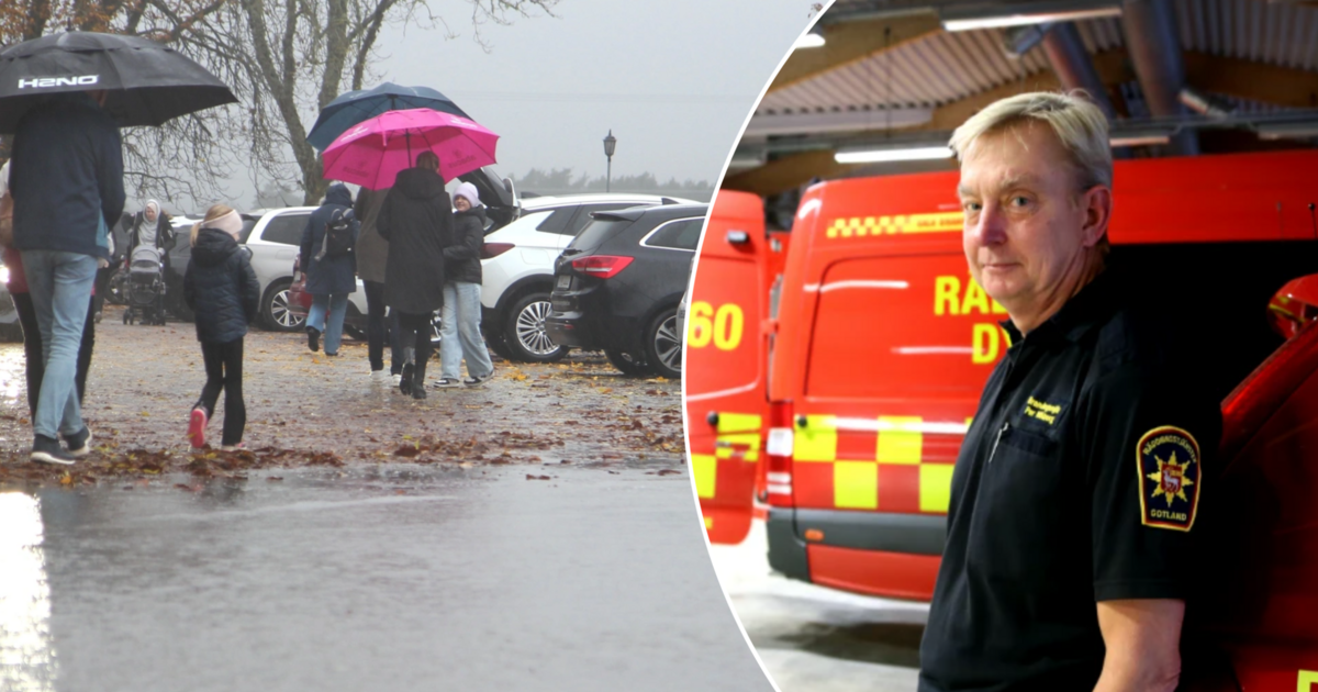 Brandmästaren: "Diken fyllda till brädden med vatten"